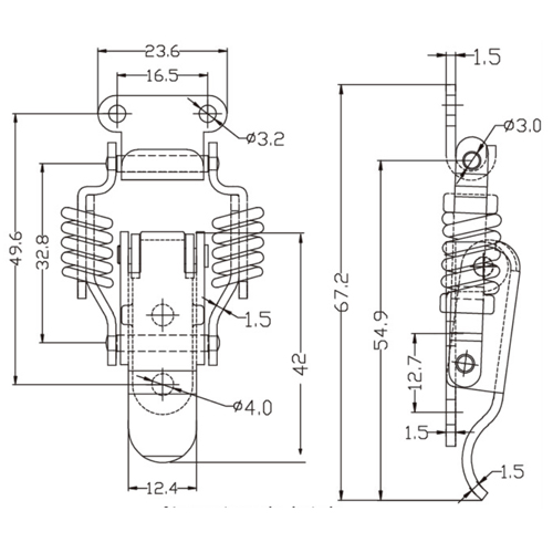 Industrial Spring Latch Manufacturer